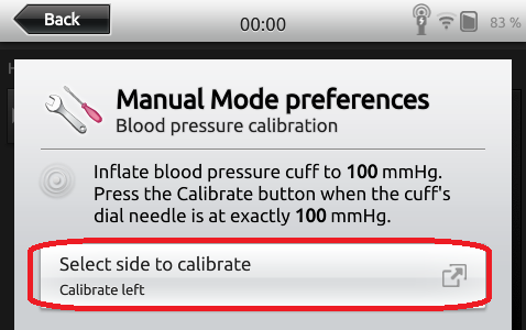 How can I calibrate BP Cuff?