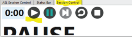 How to run a scenario with ASL 5000 Lung Solution?