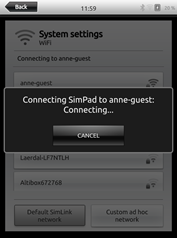 How to update my SimPad PLUS via WiFi?