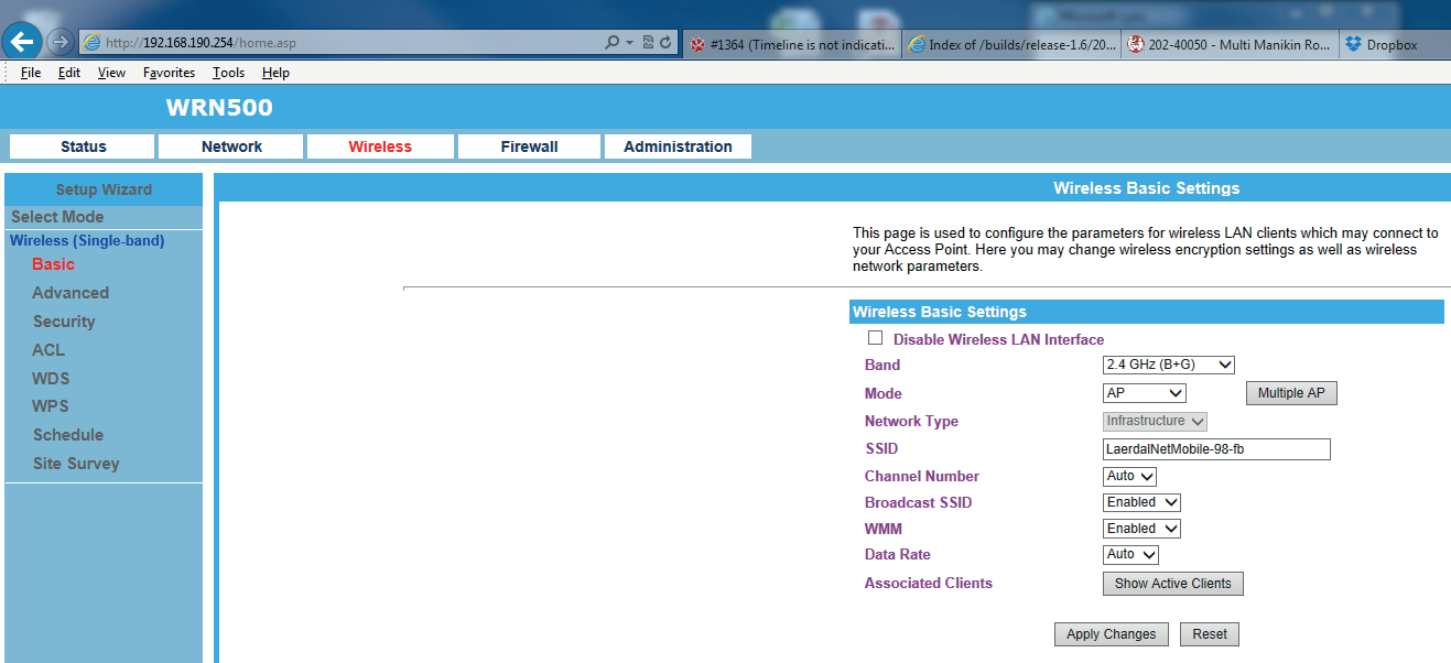 How to change the router channel?