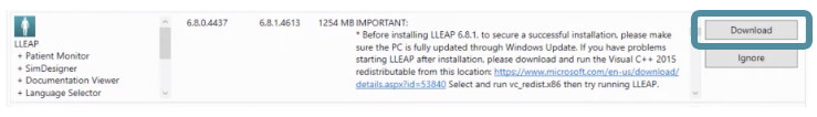How to do an online update of LLEAP?
