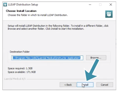 How to do an online update of LLEAP?
