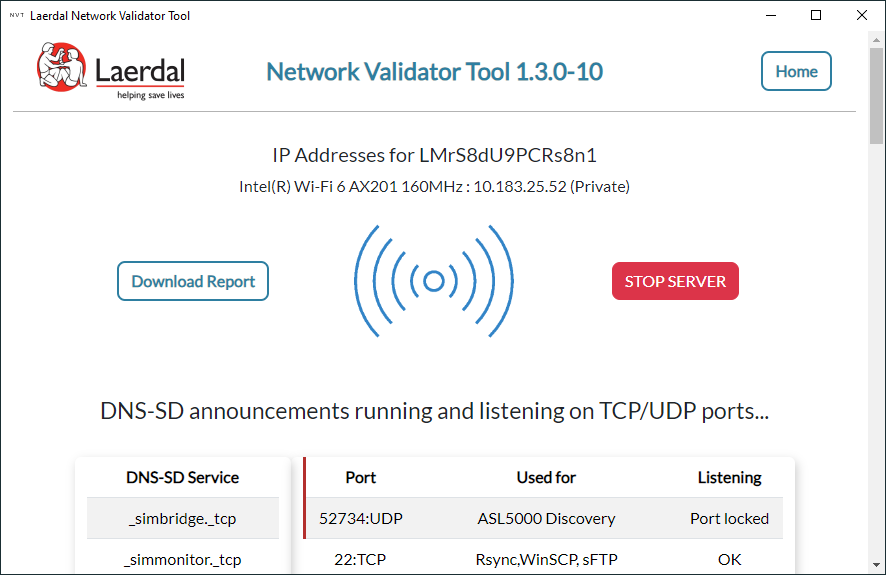 Network Validator Tool (NVT)