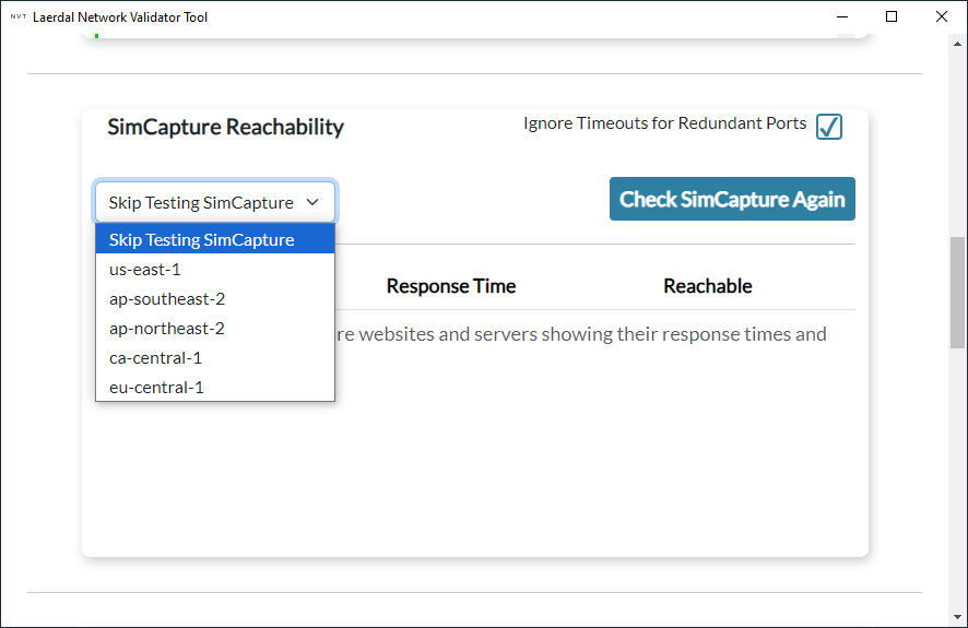 Network Validator Tool (NVT)